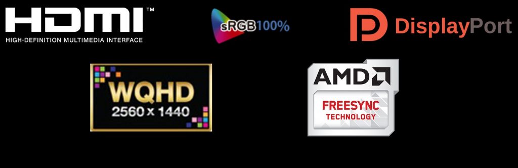 WQHD 27型 IPS系パネル 75Hz 液晶モニター JAPANNEXT JN-IPS2777WQHD 2560×1440 ...